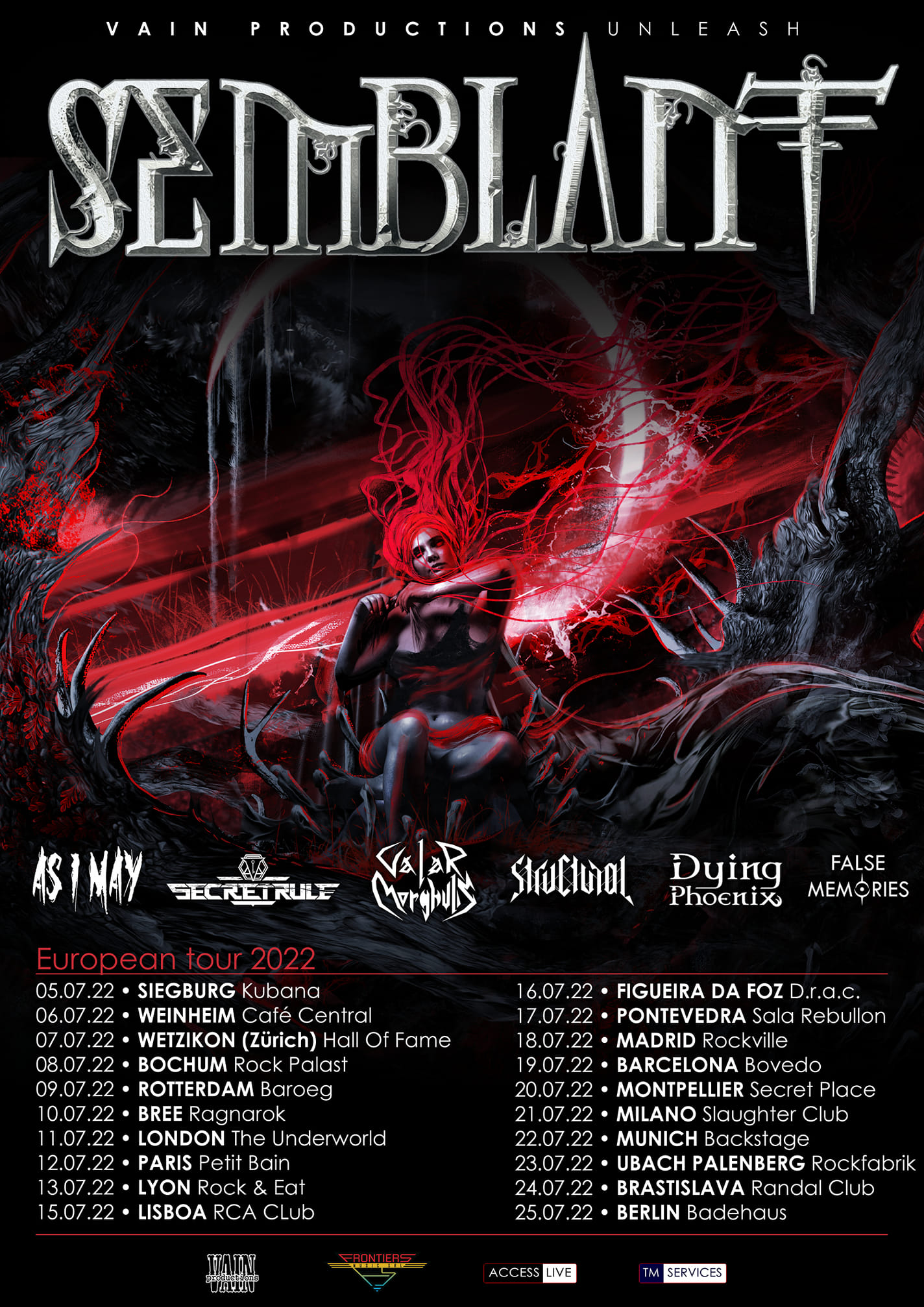 Tour starts soon! 1st Date relocated - Dying Phoenix